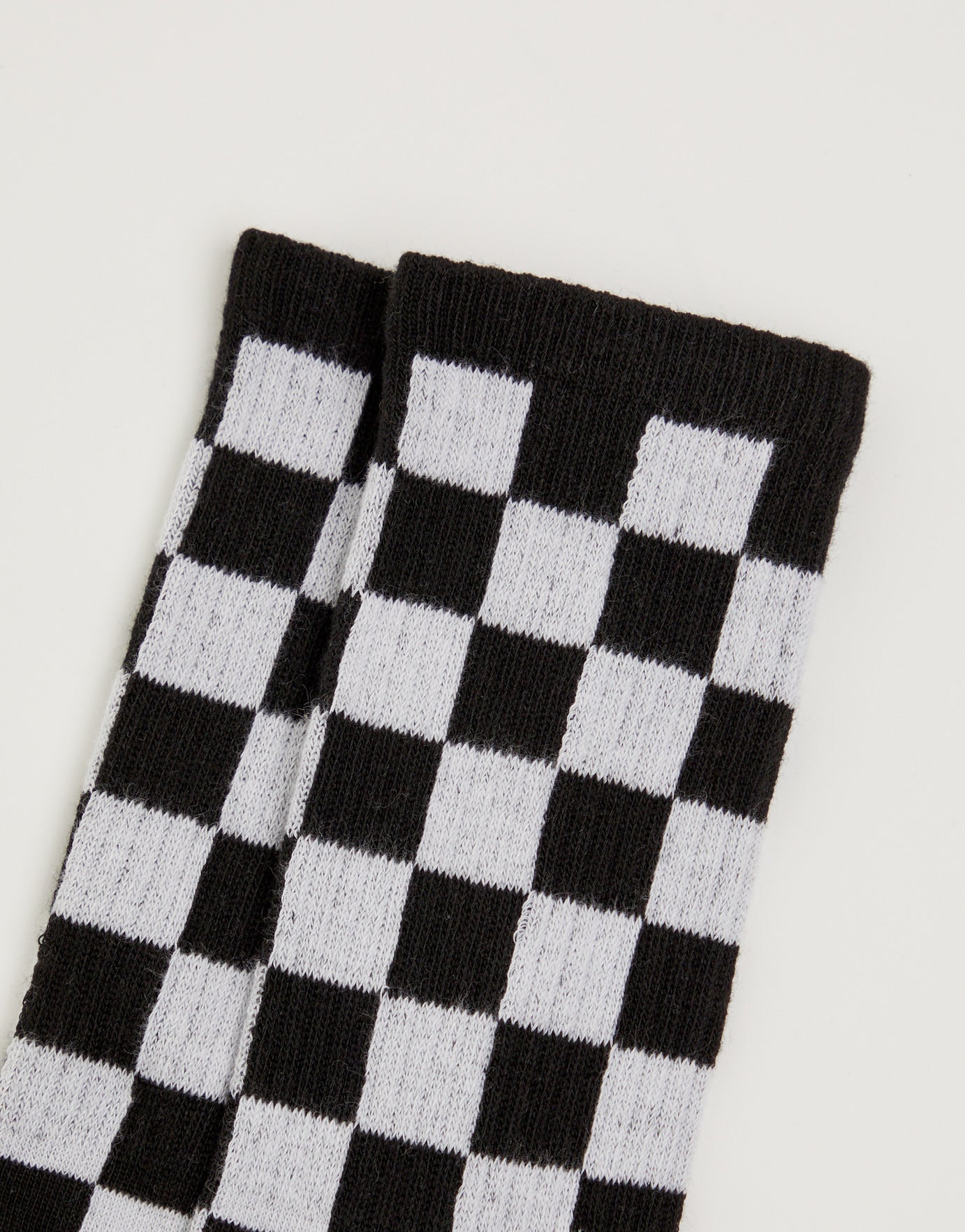 Black And White Checkered Socks