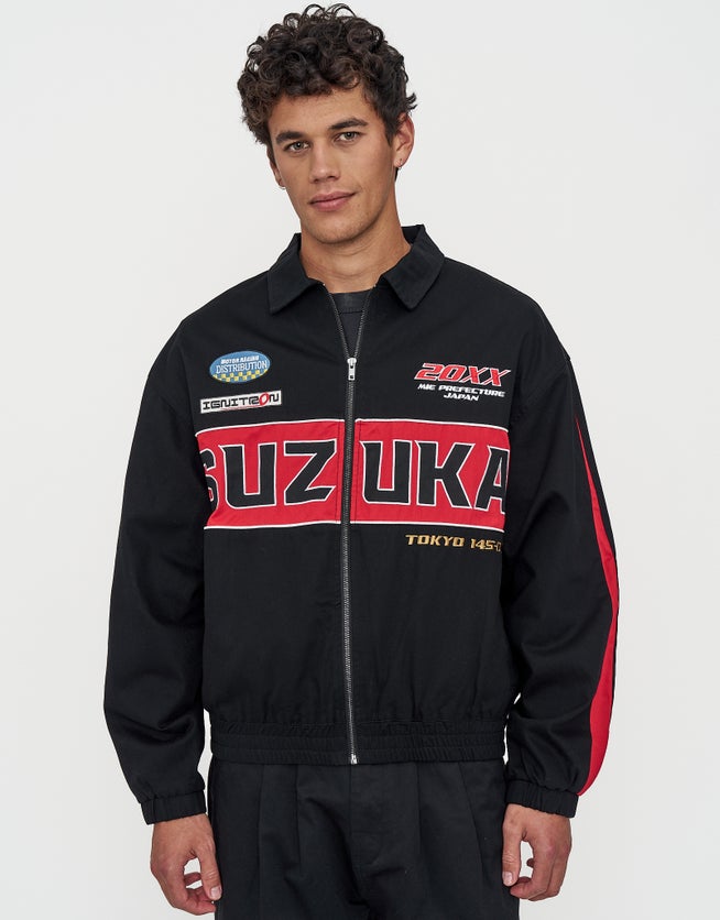 Suzuka Racing Jacket in Black | Hallensteins AU