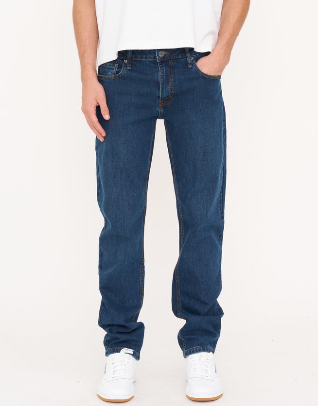 Straight Fit Jeans in Deep Blue | Hallensteins NZ