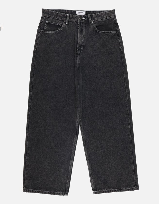 Extra Baggy Fit Jeans in Washed Black | Hallensteins NZ