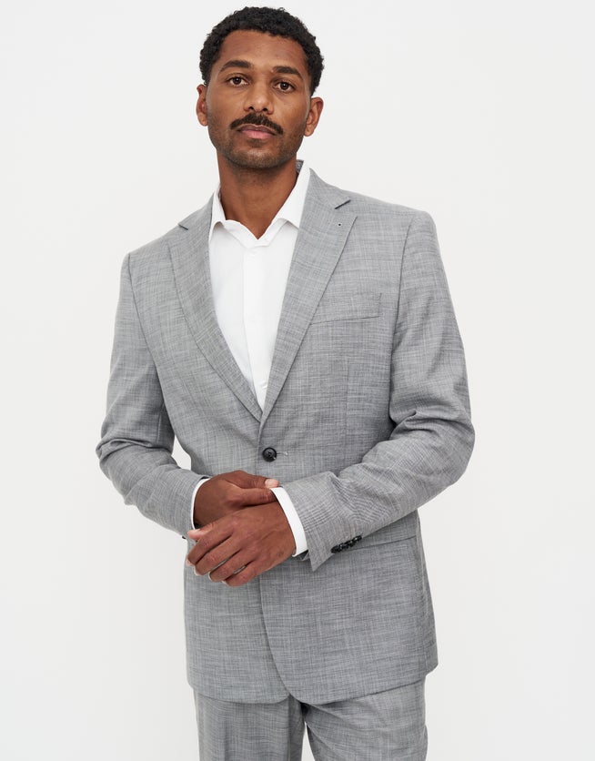 Sterling Slim Fit Suit Jacket in Light Grey | Hallensteins NZ