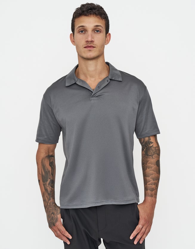 Smart Flex Everyday Polo in Titanium | Hallensteins NZ
